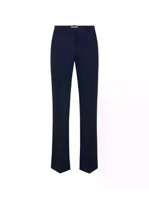Elisabetta Franchi Lightweight Crêpe Fabric Trousers - Blue