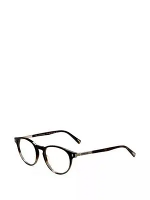 Chopard Tortoise-shell Round-frame Glasses - Brown