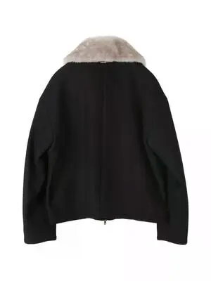 Herno Faux-fur Collar Jacket