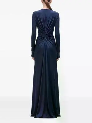 Victoria Beckham Aida Twisted-detail Maxi Gown