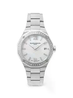 Baume & Mercier Riviera Diamond 36mm Watch - White