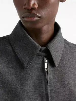 Prada Bonded Devoré Hopsack Blouson