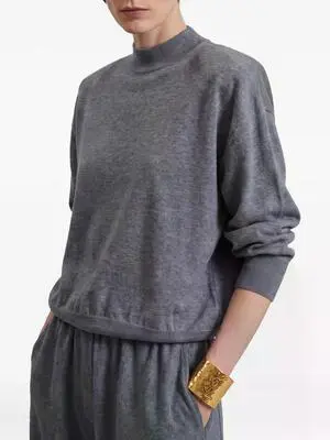 THE FRANKIE SHOP Rue Padded High-neck Sweater