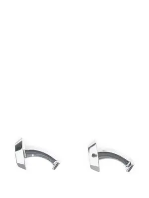 BOSS Textured Octagonal-shaped Cufflinks In Brass