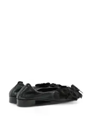 Hereu Floral-applique Ballet Flats