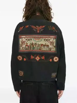 SAMUEL ZELIG Folk Corduroy-collar Jacket