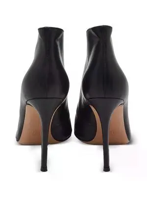 GIANVITO ROSSI Vamp Peep-toe Ankle Boots - Black