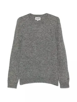 MC2 SAINT BARTH Crew-neck Knitted Sweater - Grey
