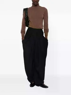 VELA SHOP Roll-neck Ribbed-trim Sweater