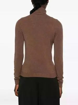 VELA SHOP Roll-neck Ribbed-trim Sweater