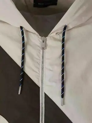 WALES BONNER Kalpa Diagonal-stripe Hooded Jacket