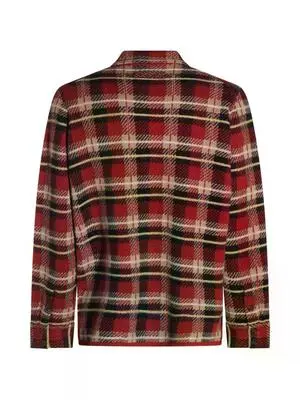 Guest In Residence Plaid Work Check-pattern Cashmere Shirt