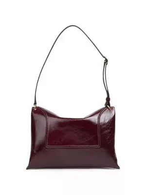 WANDLER Glaze-effect Leather Shoulder Bag