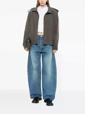 SSSTEIN Deformation Wide-leg Jeans - Blue