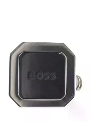 BOSS Logo-engraved Octagonal Cufflinks