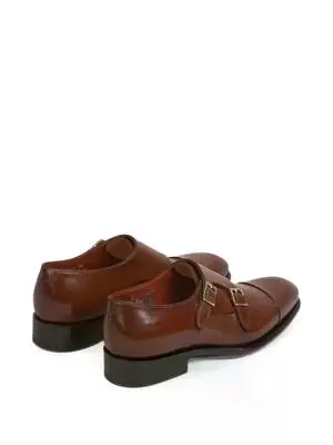 Santoni Double-buckle Monk-strap Shoes