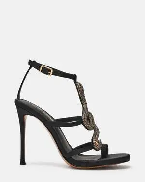 Steve Madden Python Strappy Heels