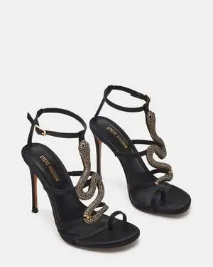 Steve Madden Python Strappy Heels