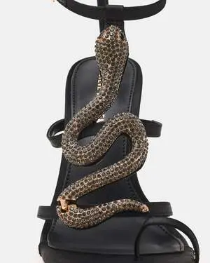 Steve Madden Python Strappy Heels