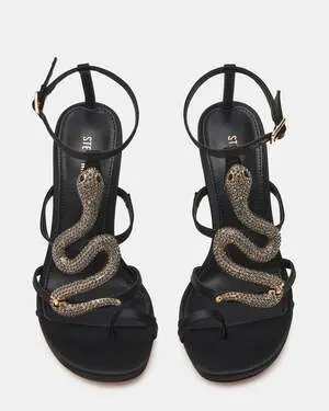 Steve Madden Python Strappy Heels