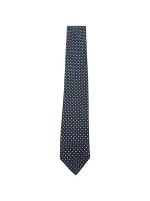 BARBA NAPOLI Tie Polka Dot Classic 7,5 Tie - Blue