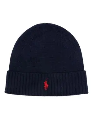 Polo Ralph Lauren Hat "fo" Cold Weather Hat Blue