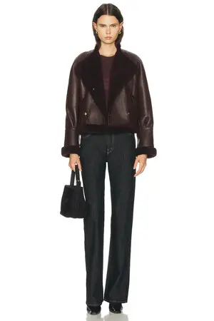 Altuzarra Kenny Coat - Deep Cherry