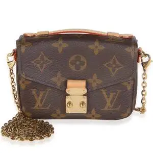 LOUIS VUITTON Monogram Canvas Micro Metis - Brown
