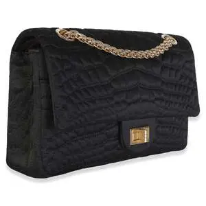 Chanel Croc Satin Reissue 225 Flap Bag