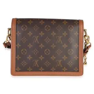 LOUIS VUITTON Reverse Monogram Canvas Dauphine Mm - Brown