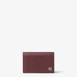 Fendi Ff Card Holder - Red