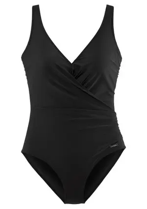 LASCANA Wrap Look Tummy Control One Piece Swimsuit