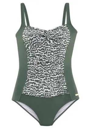 LASCANA Printed Tummy Control One Piece Swimsuit