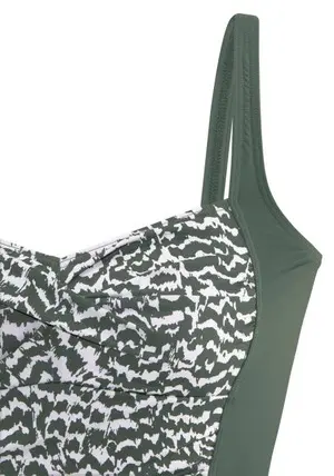 LASCANA Printed Tummy Control One Piece Swimsuit