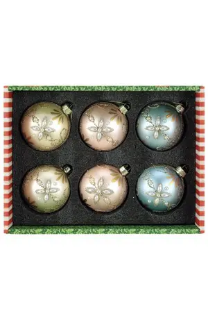 MARK ROBERTS Floral Pearl Ornament