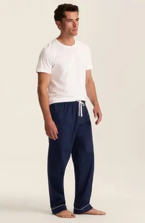 PETITE PLUME Cotton Poplin Pajama Pants