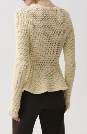 PISTOLA Elina Open-stitched Cardigan