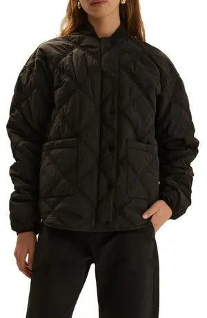 FAVORITE DAUGHTER Take A Stroll Quilted Jacket