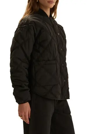 FAVORITE DAUGHTER Take A Stroll Quilted Jacket