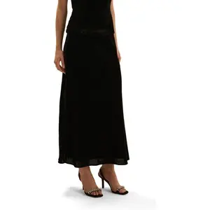 FAVORITE DAUGHTER Favorite Maxi Skirt - Black