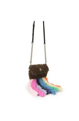 Kurt Geiger Medium Kensington Faux Shearling Shoulder Bag