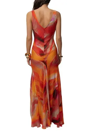 JLUXLABEL Prism Tide Maxi Dress
