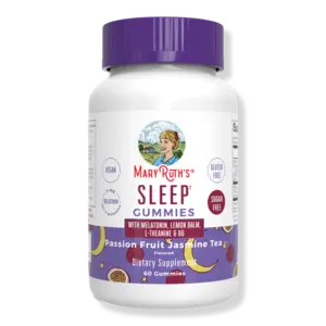 MARYRUTH'S Adult Sleep Gummies With Melatonin Sugar Free Passionfruit Jasmine Tea - One-color