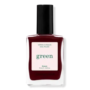 MANUCURIST Green Nail Polish, Quick Dry, Non-toxic Nail Polish With Gel-like Finish Grenat