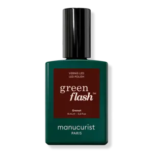 MANUCURIST Green Flash Led Gel Nail Polish, Non-toxic Nail Polish - Grenat