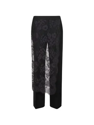 Zimmermann Valiant Lace Wool Trousers