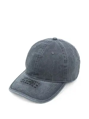 MAISON MARGIELA Cotton Baseball Cap - Blue