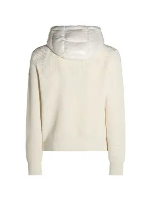 Moncler Wool And Nylon Padded Cardigan