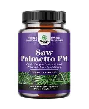 NATURE'S CRAFT Nighttime Defense Saw Palmetto Supplement For With Lycopene - No Color