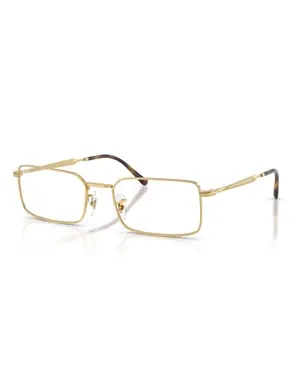 Ray-ban Unisex Eyeglasses Gold